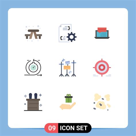 9 Creative Icons Modern Signs And Symbols Of Fast Cycle Consulting Agile Online Editable Vector