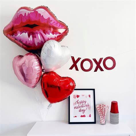 Xoxo Glitter Banner Red Glitter Anniversary Sign Valentines Day