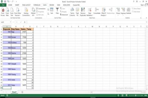 Insert Alternate Blank Rows In Excel MARStraining