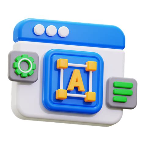 Text Editor Editing Tool Layout Edit Text Write 3d Illustration