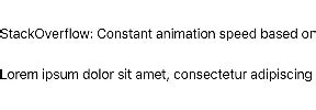 Swift Constant Animation Speed Based On Length Stack Overflow