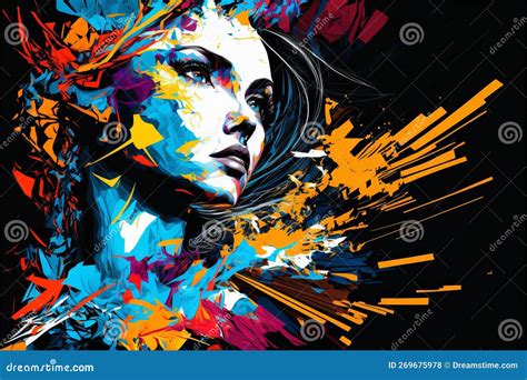 Adaptability Abstract Art Generative Ai Stock Illustration Illustration Of Conformability