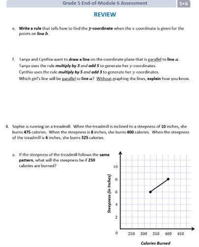 Grade 5 Math Module 6 Review And Assessment Wans Keys Printables