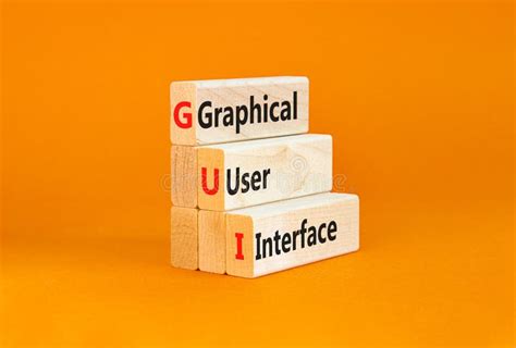 Símbolo De Interfaz Gráfica De Usuario De Gui Palabras De Concepto