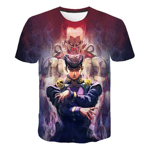 Oversized Jojos Bizarre Adventure 3d Printed T Shirt Jojos Bizarre