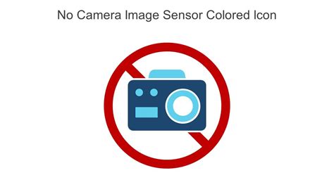 No Camera Image Sensor Colored Icon In Powerpoint Pptx Png And Editable Eps Format PPT Presentation
