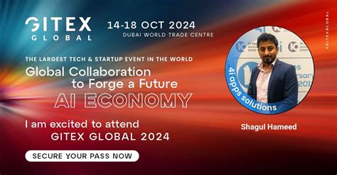 Shagul Hameed On Linkedin Gitexglobal Meetmeatgitexglobal