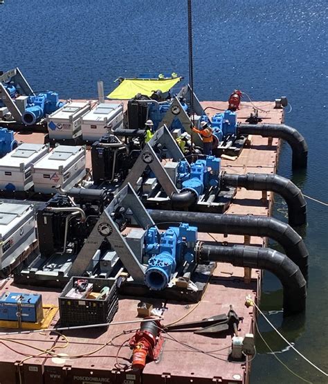 Floating Dewatering And Filtration Systems Aid In Dam Renovations Rain For Rent®