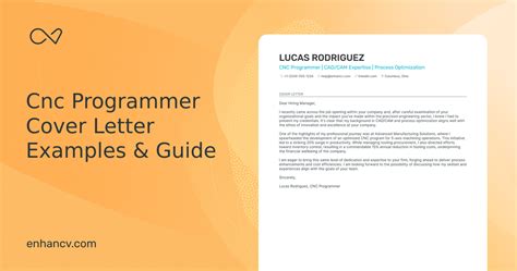 Professional Cnc Programmer Cover Letter Examples And Template For 2025