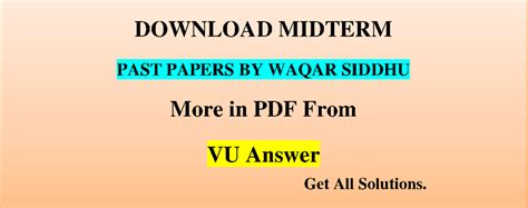Cs506 Midterm Mcqs By Waqar Siddhu Web Development Download Midterm