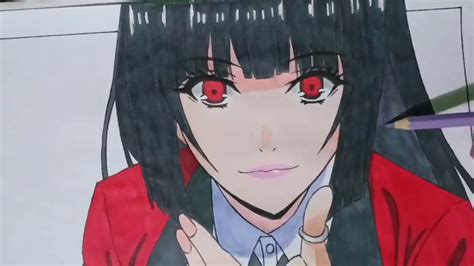 Yumeko Anime Yumeko Kakegurui Drawing Hb Pencil Derwent Electric Erasers Copic Multiliner