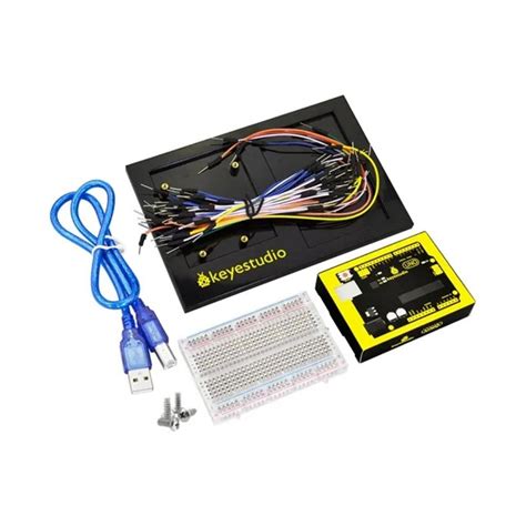 atmega328p pu uno v4 0 development board kit breadboard metal