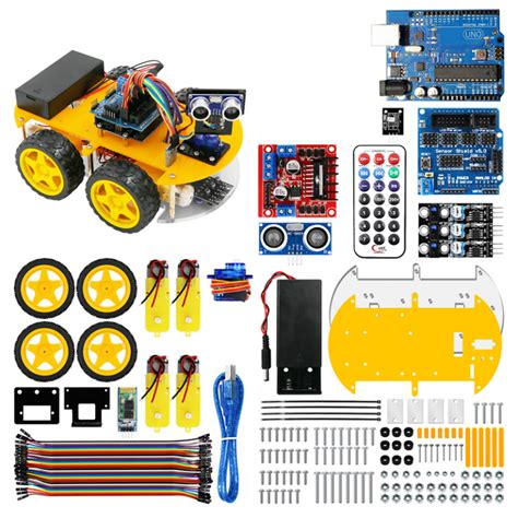 Buy Intelligent Bluetooth Robot Car Kit Online At The Best Price
