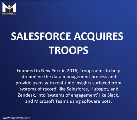 Mannya Techno Solutions On Linkedin Botnet Slack Salesforcepartners Acquisition