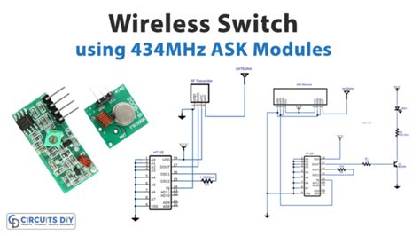 Wireless Switch Using 434mhz Ask Modules