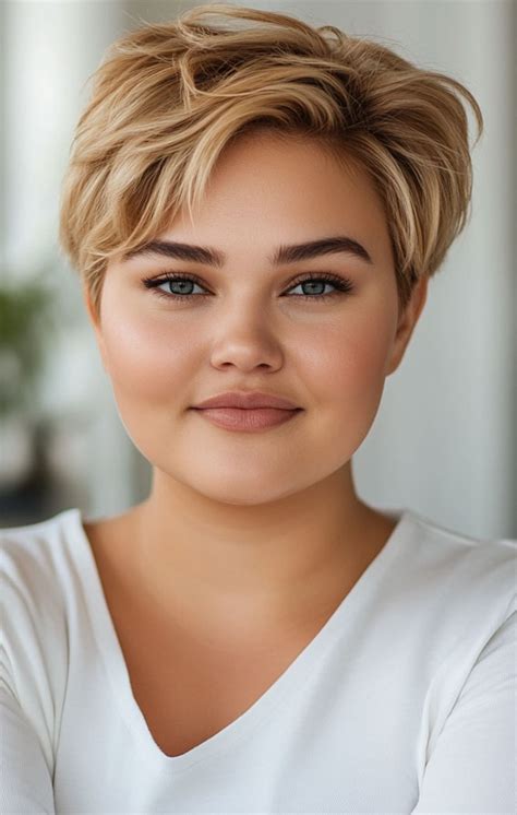 Flattering Short Haircuts For Chubby Women Playful Pixie For A Fresh Face I Take You