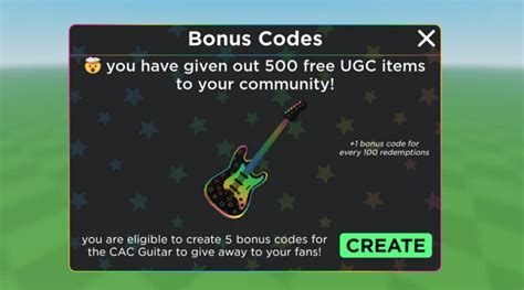 Codes UGC Limités Roblox