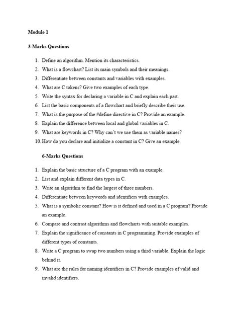 C Programming Question Bank Pdf Pointer Computer Programming