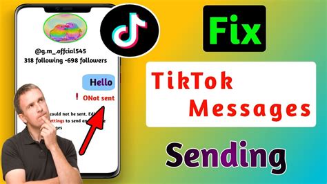 how to tiktok messages sending problem solved 2024 fix tiktok message