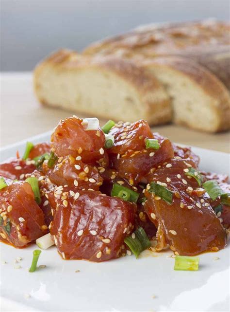 Tuna Poke Appetizer Recip Zoid