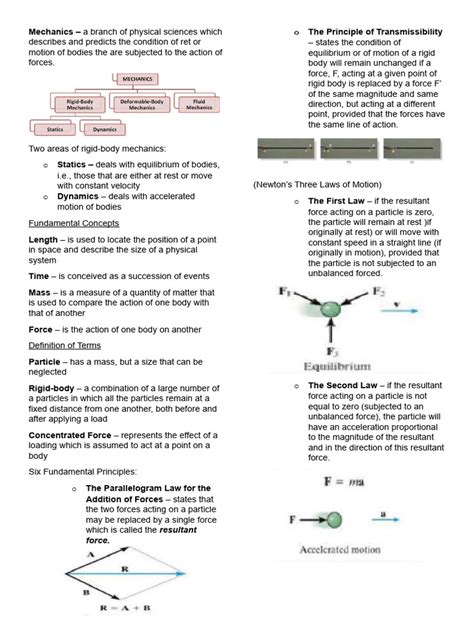 Statics Of Rigid Bodies Intorduction Pdf Force Euclidean Vector