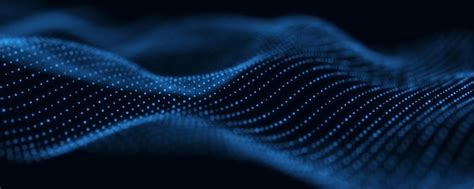 Premium Photo Abstract Technology Wave Flow Of Particles Big Data Transfer Visualization 3d