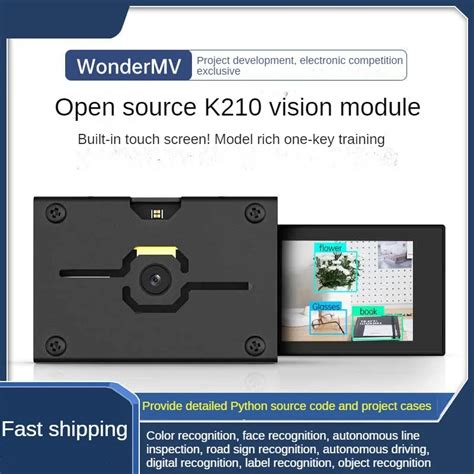 Wondermv K210 Open Source Visual Recognition Module Image Facial Detection Ai Camera For Python