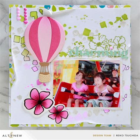 Altenew Scattered Tiles Builder Stencil Set Seven Hills Crafts
