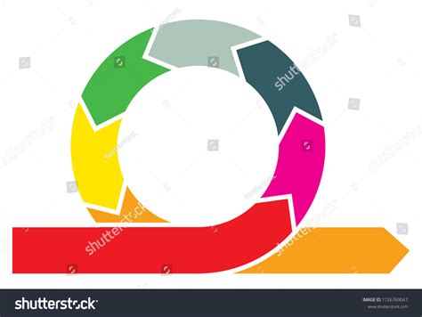 Simple Life Cycle Diagram Circle Arrows Stock Vector Royalty Free