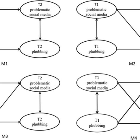 Cross Lagged Relationship Between Problematic Social Media Use And Download Scientific Diagram