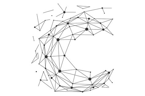 Broken Polygonal Mesh Wireframe Connect Graphic By Vectortatu · Creative Fabrica