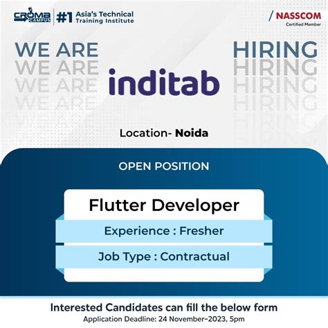 Croma Campus Pvt Ltd On Linkedin Flutterdeveloper Flutter