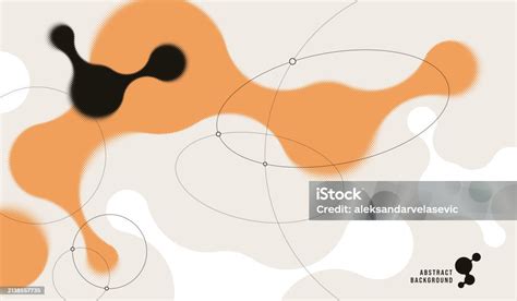 Morphing Shapes Abstract Background Stock Illustration Download Image