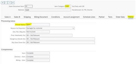 Reason For Rejection And Overall Status SAP Community