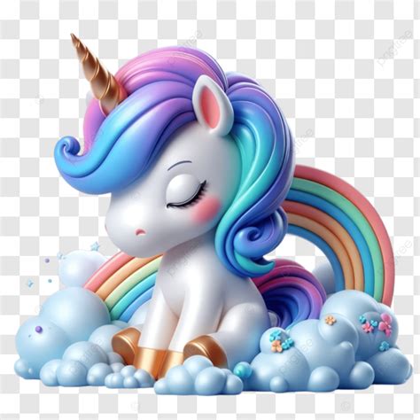 유니콘 만화 구름 무지개 유니콘 3d 유니콘 귀여운 유니콘 Png 일러스트 및 이미지 에 대한 무료 다운로드 Pngtree
