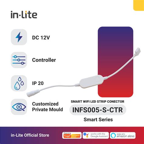 Jual Inlite Smart Wifi Led Strip Connector Shopee Indonesia