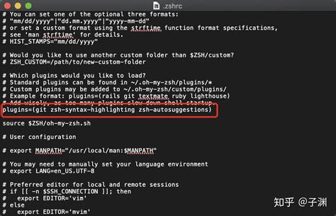 Macos 下 Oh My Zsh 的配置及美化 知乎