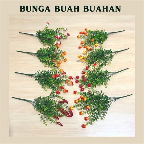 Jual Bunga Buah Buahan Dekorasi Artificial Bb Shopee Indonesia