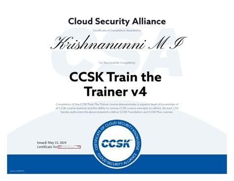 infosec train on linkedin ccsk cloudsecurity grateful trainer csa cloudsecurityalliance…
