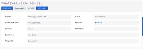 Twilio Whatsapp Extension With Suitecrm Suitecrm Module