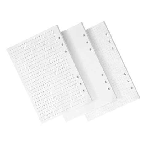 Homemaxs 240pcs Loose Leaf Notepad Refill Paper A5 Notepad Inserts
