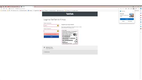 Resetting An Additional Routers Password Talktalk Help And Support