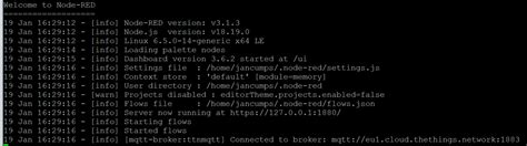 Arduino Mkr Wan 1310 Integration With Node Red Via The Things Network Element14 Community