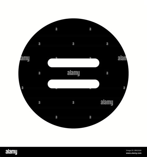 égal au symbole Banque d images noir et blanc Alamy