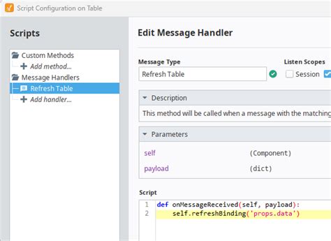 Perspective Table Refreshbinding From Button Not Working Ignition Inductive Automation Forum