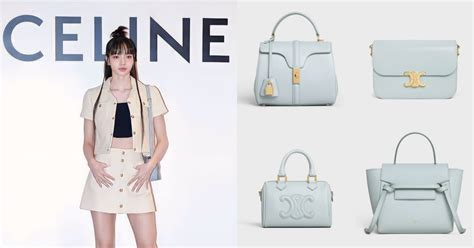 Celine「寶寶藍包」blackpink Lisa搶先秀！ 2023春夏包款推薦top7，「triomphe」甜酷女孩必收、「16」包粉嫩色