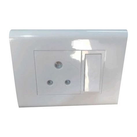 6a Modular Switch Socket Polycarbonate At Rs 110 In Surat Id 2851392010512