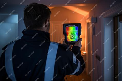 Premium Photo An Inspector Using Thermal Imaging To Detect Generative Ai