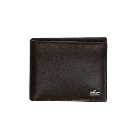 Мужской кошелек Lacoste #NH1115FG 028-коричневый | Интернет-магазин Lacoste