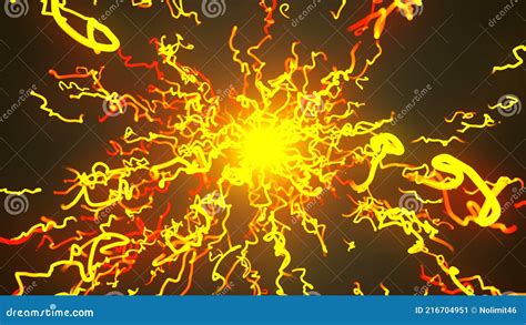 bright particle explosion cartoon style 3d render background
